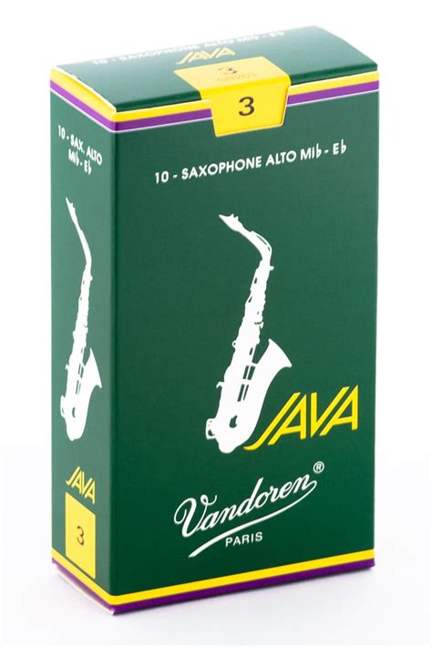 vandoren alto sax java reeds strength 3 box of 10