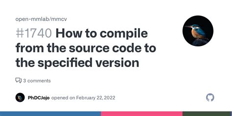 How To Compile From The Source Code To The Specified Version · Issue