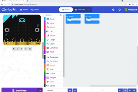 it switches to js editor automatically after clicking extensions
