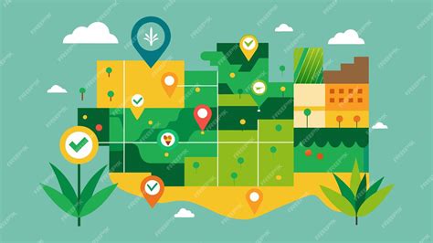 Premium Vector On A Data Map Farmers Can Analyze The Distribution Of Weeds In Their Fields And