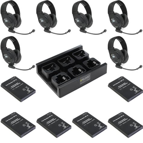 pliant technologies pmc hs900xrd microcom xr dual ear wireless intercom