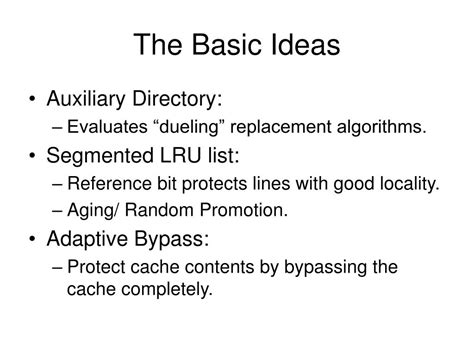 Ppt Dueling Segmented Lru Replacement Algorithm Powerpoint Presentation Id1108958