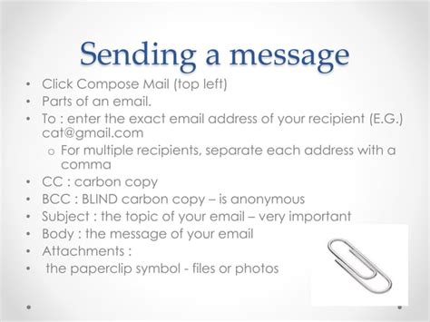 Gmail Introduction PPTX Internet For Beginners Internet