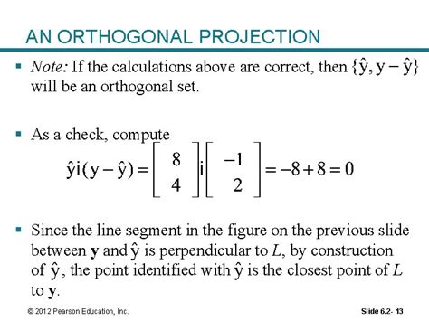 The Pythogorean Theorem Theorem 2 Two Vectors U