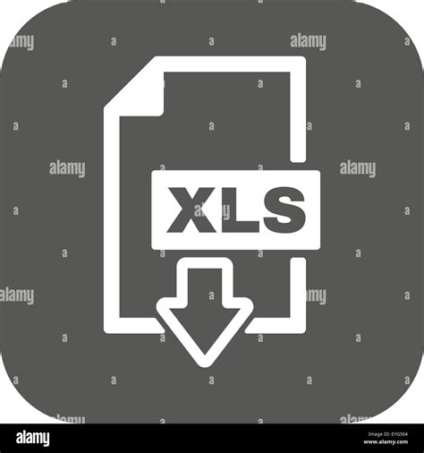 The XLS Icon File Format Symbol Flat Stock Vector Image Art Alamy