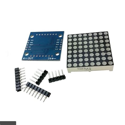 Módulo Matriz De Led 8x8 Com Max7219 Arduino Ci Smd Shopee Brasil