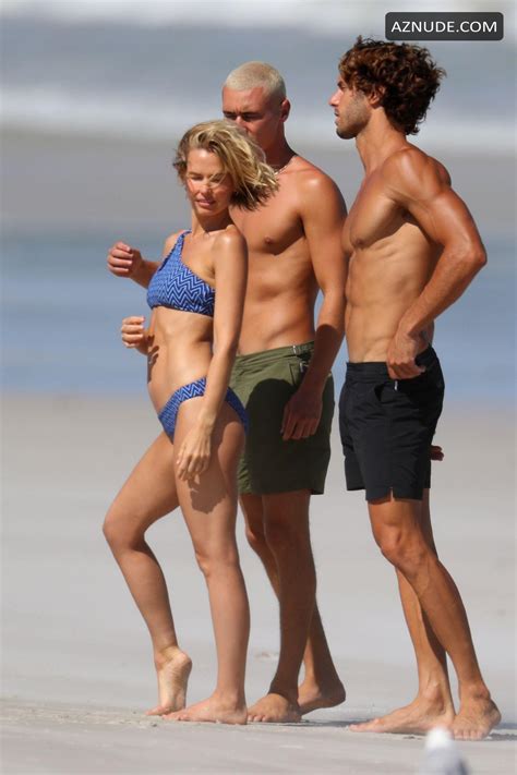 Lara Bingle Worthington Sexy Displays Her Incredible Figure On The Beach In Sydney Aznude