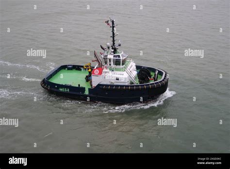 Tug Boat VB Rumba In The Port Of Zeebrugge Stock Photo Alamy