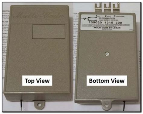 Multi Code Garage Door Opener Manual