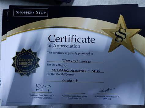 Dinesh Kumar Bairwa On Linkedin I Got A Certificate From Shoppers Stop ️