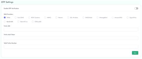 Manage SMS OTP Faculty LMS Documentation