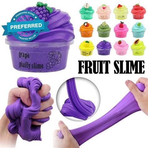 Diy Butter Slime Supplies Fruit Slime Kit Soft Stretchy Making