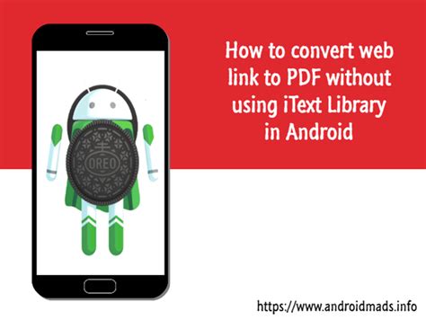 How To Convert Web Link To Pdf Without Using Itext Library In Android