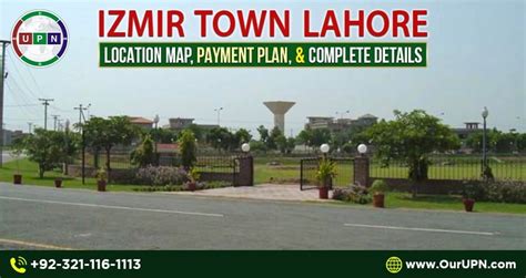 Izmir Town Lahore Location Map Payment Plan Updates