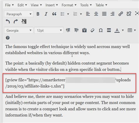 How To Embed Spreadsheets Pdfs And Other Documents In Wordpress Posts
