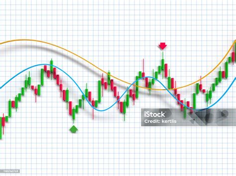 주식 시장 차트 흰색 배경 3d 렌더링 그림 주식 시장 데이터에 대한 스톡 사진 및 기타 이미지 주식 시장 데이터 증권 시장과 거래소 촛불 조명 장비 Istock