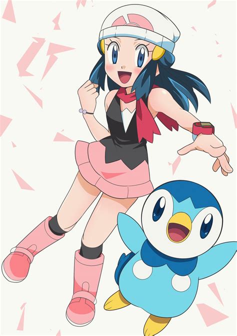 Dawn And Piplup Pokemon And More Drawn By Hainchu Danbooru