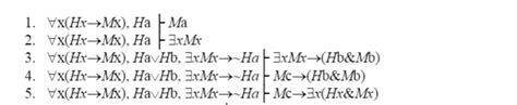 solved for each of the following sequents provide a proof
