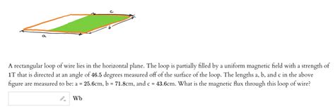 Solved A A Rectangular Loop Of Wire Lies In The Horizontal Chegg Com