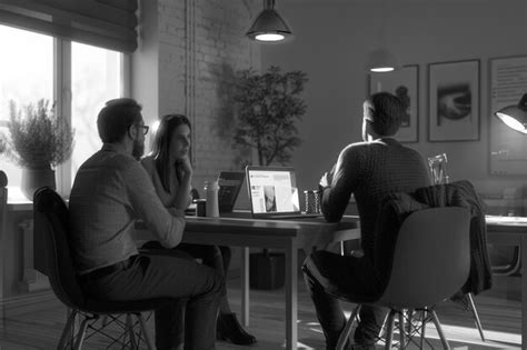 Office Team Brainstorming Premium Ai Generated Image