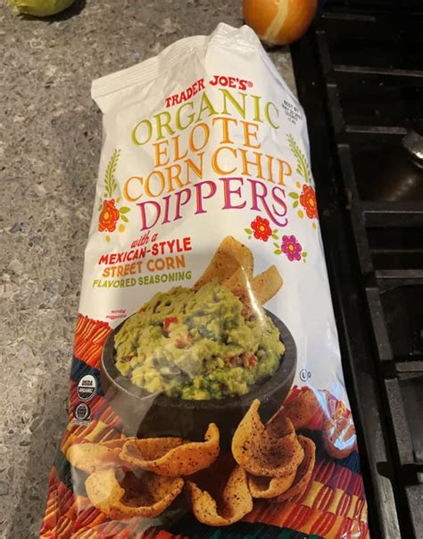 Trader Joes Organic Elote Corn Chips Dippers Fig App