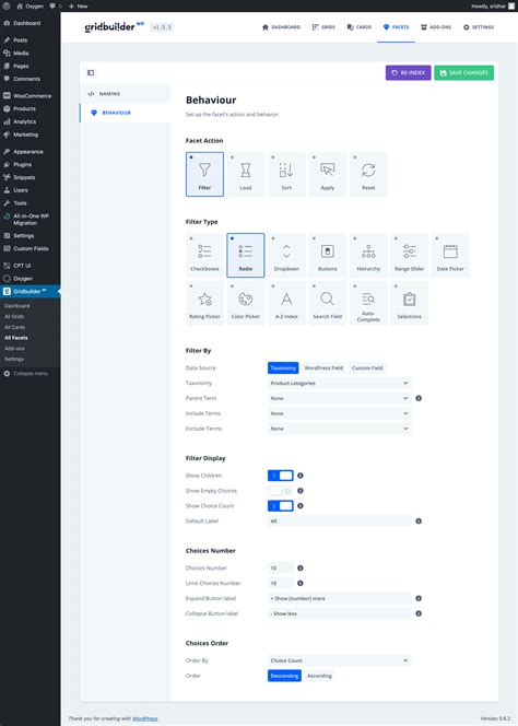 Filtering Custom Queries In Oxygen Using Wp Grid Builder