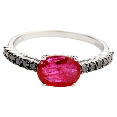 Customizable Hera Baguette Firey 1 Ruby Ring For Sale At 1stdibs