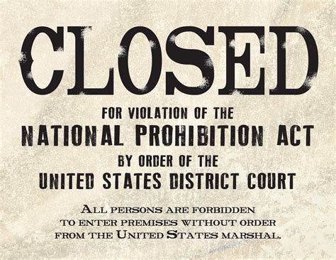 Free Printable Prohibition Signs Templates Printable