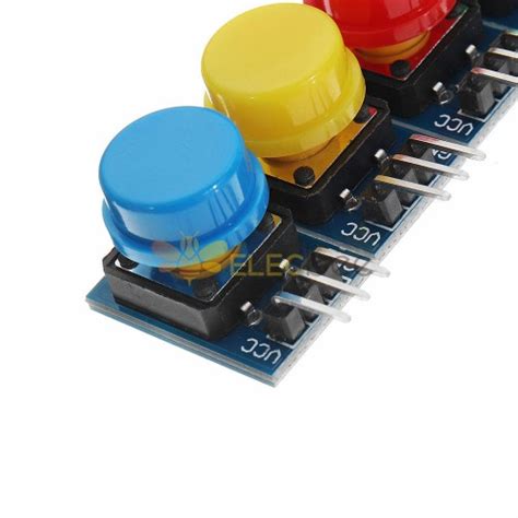 3pcs 12x12mm big key module wavgat push button switch module with hat high level output