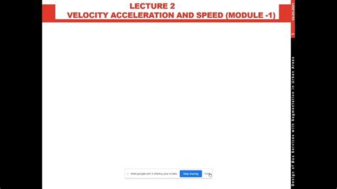 Velocity Accelaration And Speed Youtube