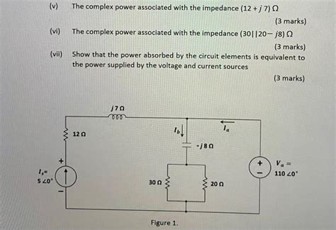 Solved In The Given Figure Determine The Voltage And Current Chegg