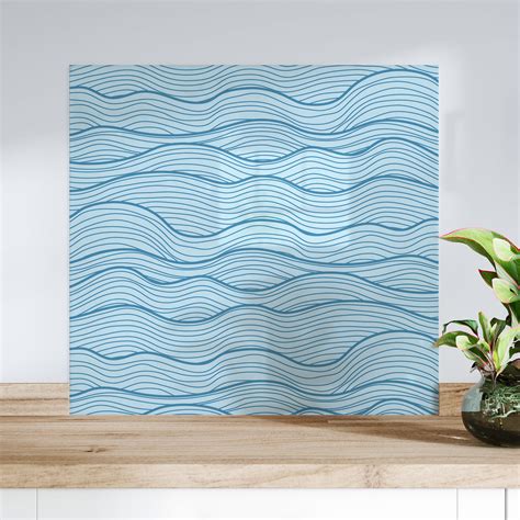 Waves Printed Splashback Genie Splashbacks