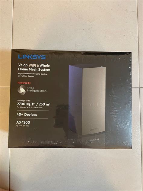Linksys Ax4200 Velop Wifi 6 Whole Home Mesh System Computers And Tech Parts And Accessories