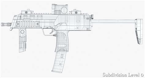 Mp7 Drawing