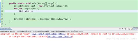 Java List 与 Array 互转 及 java util List toArray 强制转换 注意事项 不灭的火