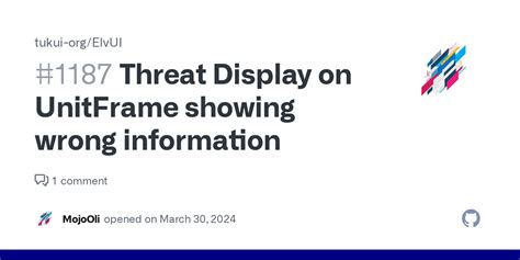 Threat Display On Unitframe Showing Wrong Information · Issue 1187