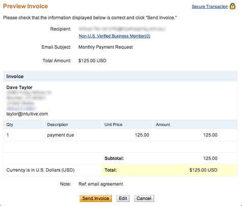 How Can I Send A Paypal Invoice
