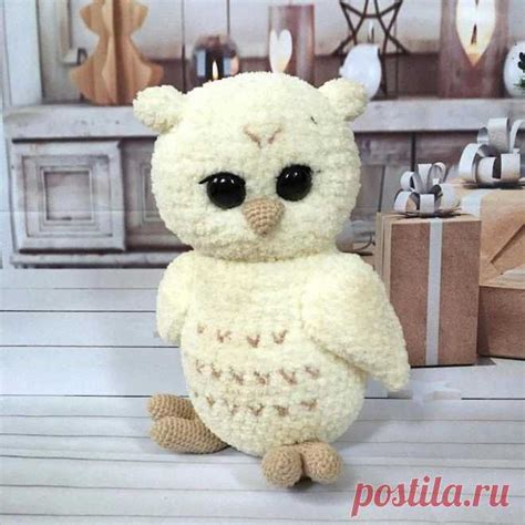 Бесплатный мастер класс по вязанию Совёнок Пик крючком Автор описани Бесплатные схемы вязания