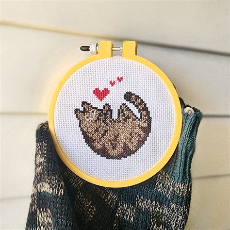 [fo] Customized Tabby Cat Pattern By Wowpattern On Etsy R Crossstitch