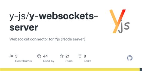 github y js y websockets server websocket connector for yjs node