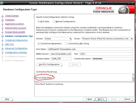 how to configure domain in oracle access manager 12c