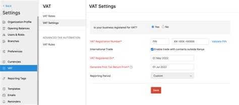 Vat Settings Help Zoho Books