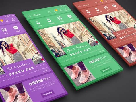 shopping app color schemes color schemes shopping app color