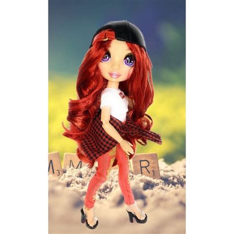 Mga Toys Rainbow High Doll Ruby Anderson Doll Red Hair 1 Tall Baseball Cap Shoes Poshmark