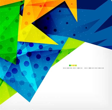 Premium Vector Modern 3d Glossy Overlapping Triangles