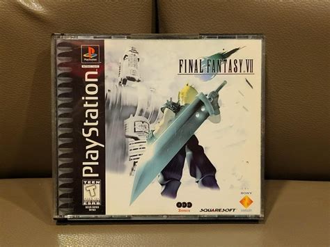 PS1 Final Fantasy 7 VII PlayStation NTSC, Video Gaming, Video Games ...