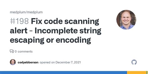 Fix Code Scanning Alert Incomplete String Escaping Or Encoding