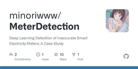 GitHub Minoriwww MeterDetection Deep Learning Detection Of Inaccurate Smart Electricity