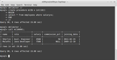 Advanced Mysql Stored Procedures கணியம்