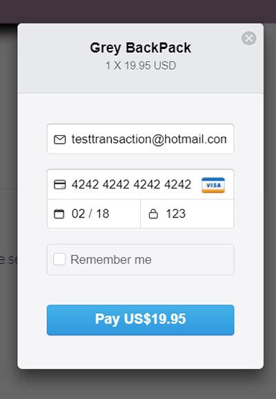How To Complete A Test Transaction Using The Stripe Payments Plugin